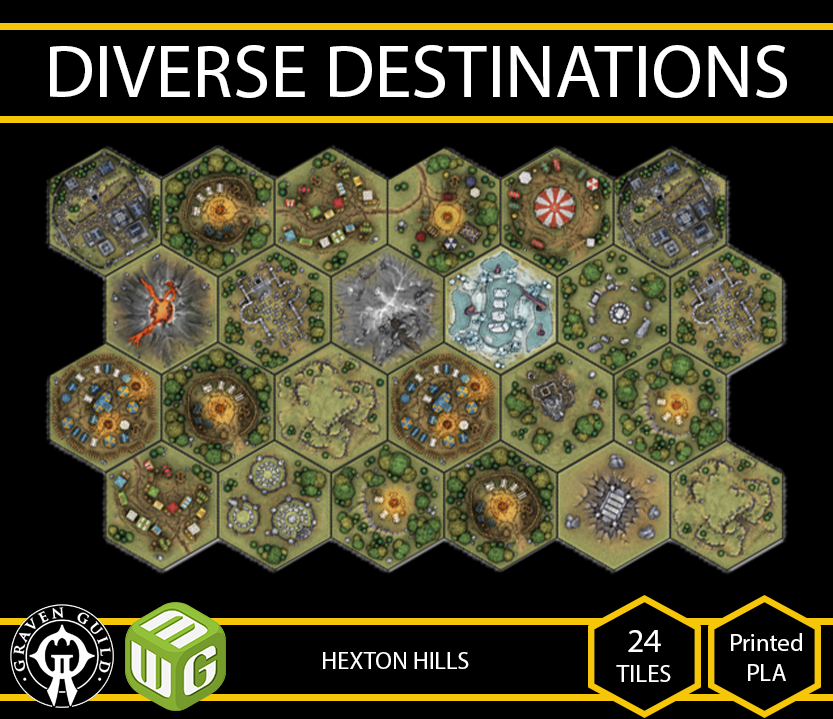 Hexton Hills Diverse Destinations – MiniWarGaming